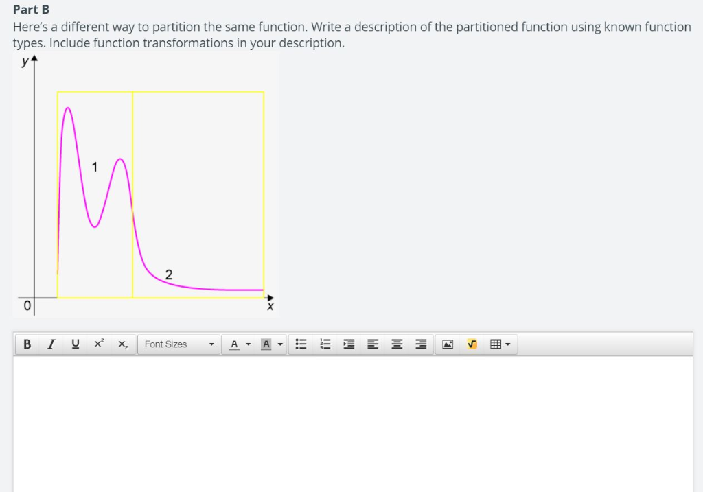 Part B Here's a different way to partition the same | Chegg.com