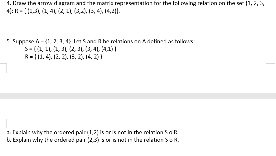 Solved 4. Draw the arrow diagram and the matrix | Chegg.com