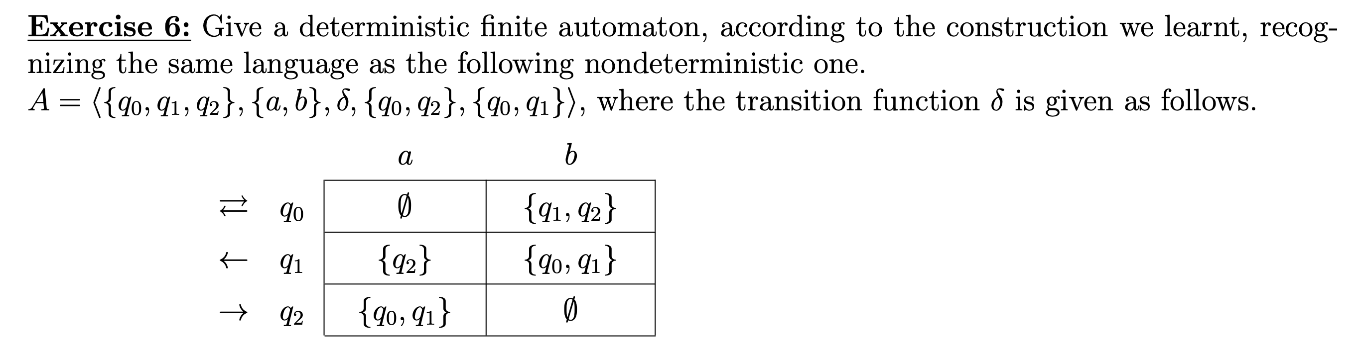Solved Exercise 6 Give A Deterministic Finite Automaton