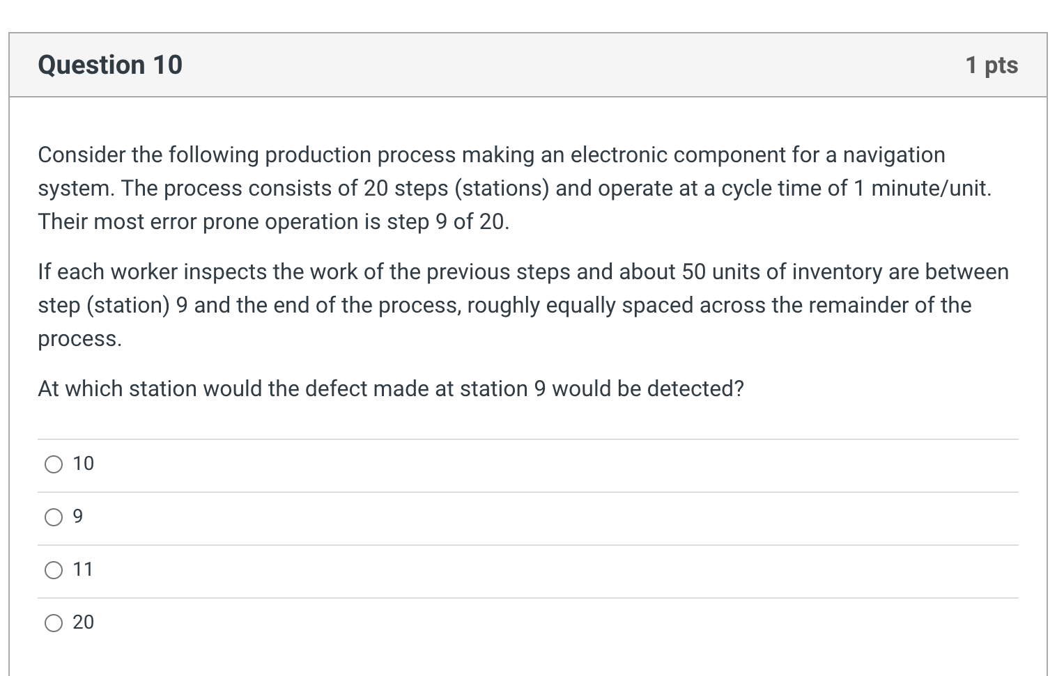 Solved Consider the following production process making an | Chegg.com