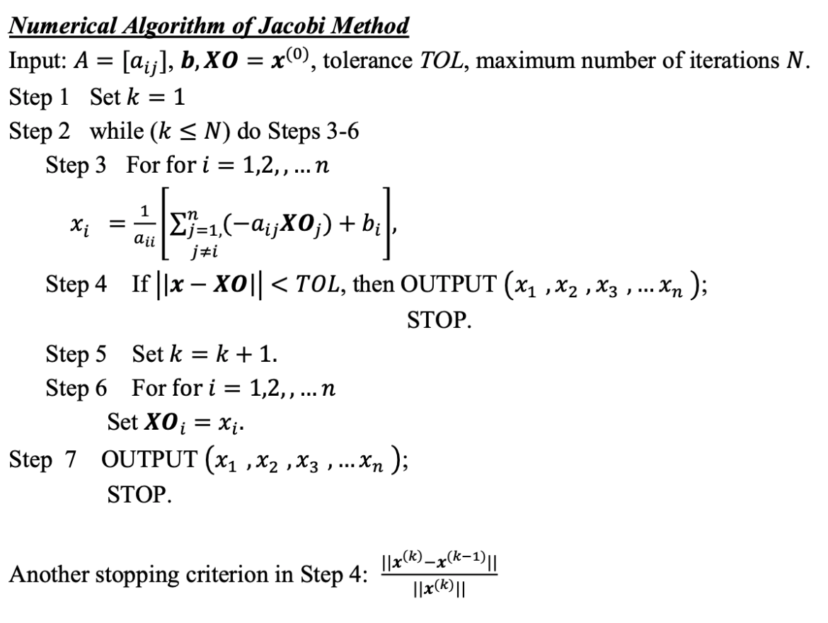 Exercise 3. Gauss-Seidel — (45 points): Implement a | Chegg.com Exercise 3. Gauss-Seidel — (45 points): Implement a | Chegg.com