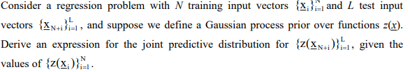 Solved Consider a regression problem with N training input | Chegg.com