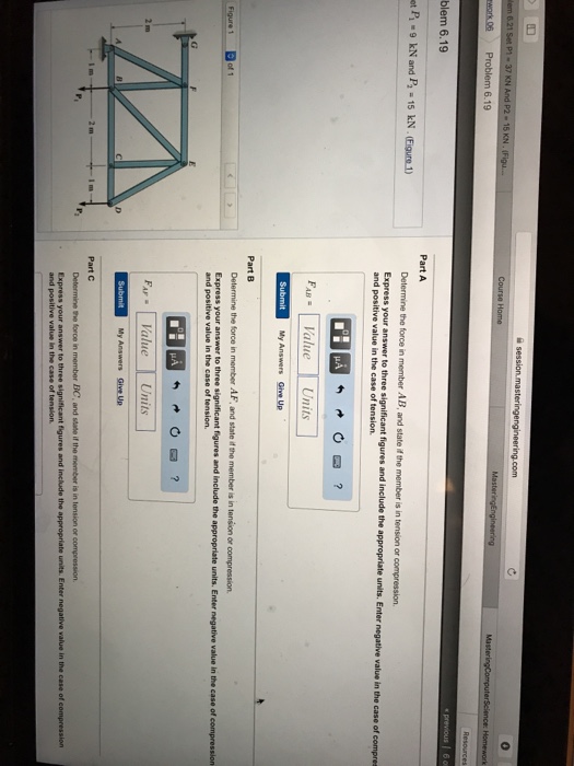 Solved em 6.21 Set P1-37 KN And P2 15 KN 6.19 blem 6.19 Part | Chegg.com Solved em 6.21 Set P1-37 KN And P2 15 KN 6.19 blem 6.19 Part | Chegg.com