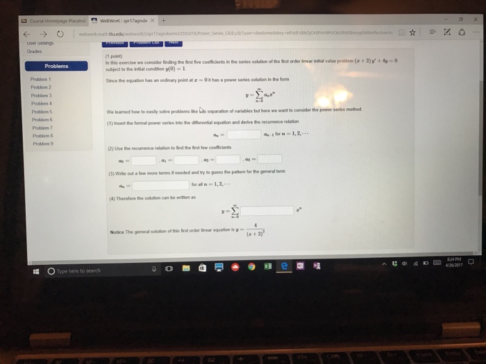 Solved In this exercise we consider finding the first five | Chegg.com