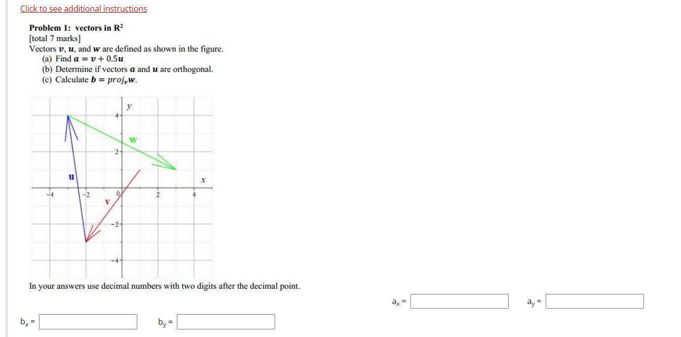 Solved Click to see additional instructions Problem 1: | Chegg.com