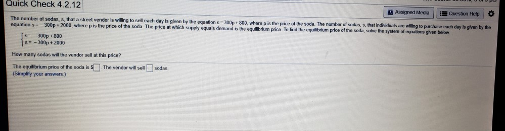 Solved Quick Check 4.2.12 Assigned Media Question Help e p | Chegg.com