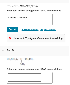 Solved Part E CH CH Enter your answer using proper IUPAC | Chegg.com