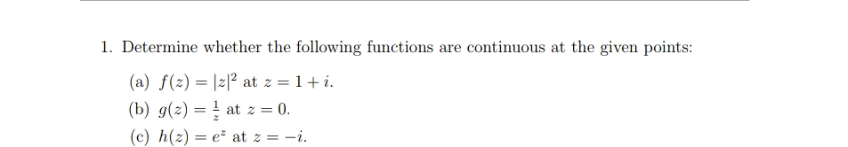 Solved Determine whether the following functions are | Chegg.com