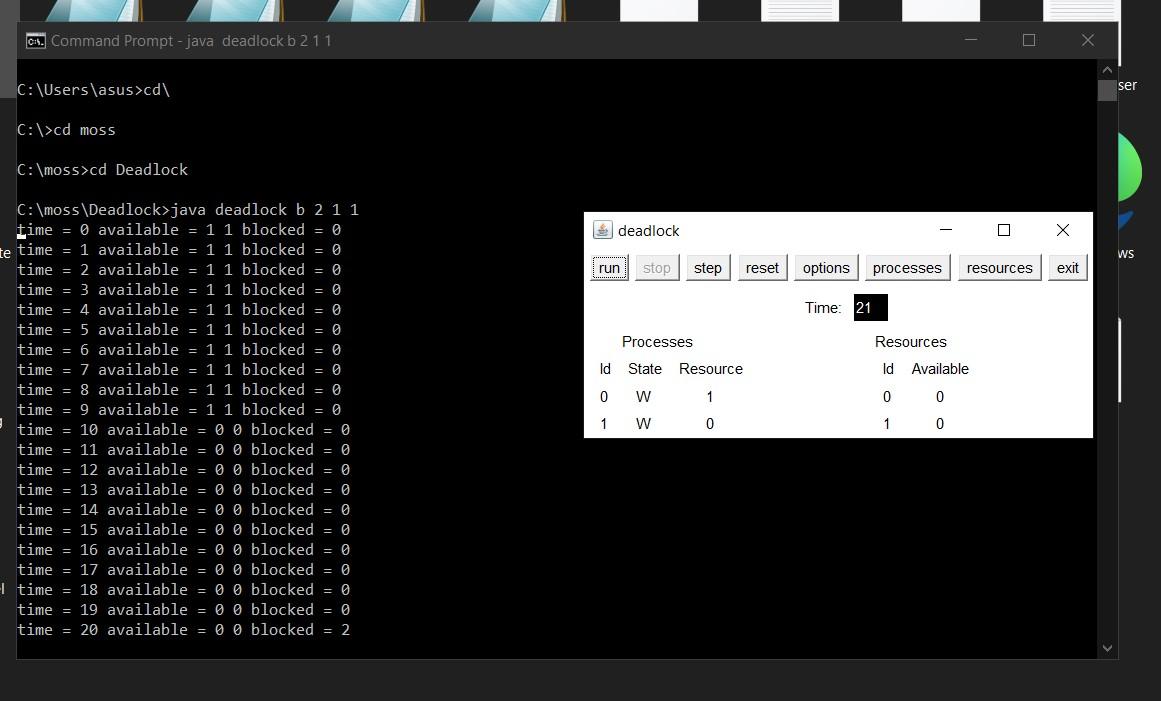 Solved Topic:Deadlock I will give thumbs up for the current | Chegg.com
