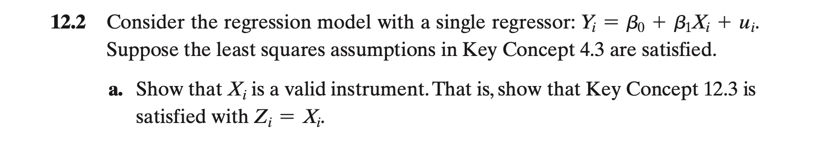 Solved 2.2 Consider the regression model with a single | Chegg.com