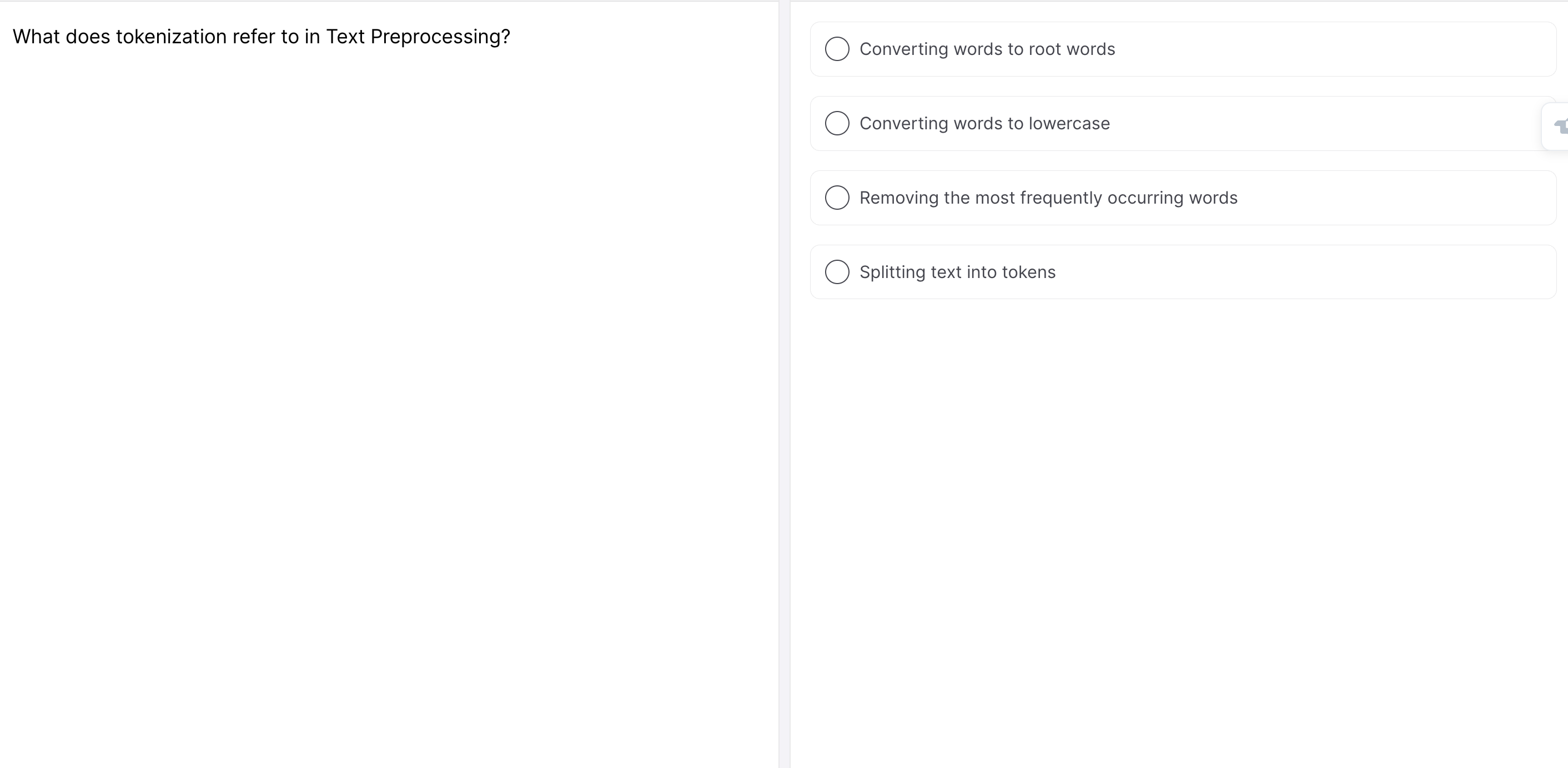 Solved Converting words to root wordsConverting words to | Chegg.com
