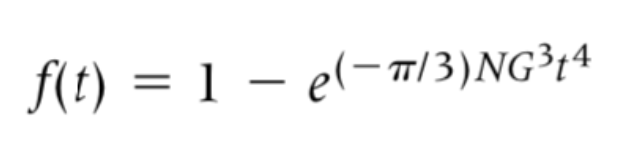 Solved (a) Write down the Johnson-Mehl equation and:(b) At | Chegg.com