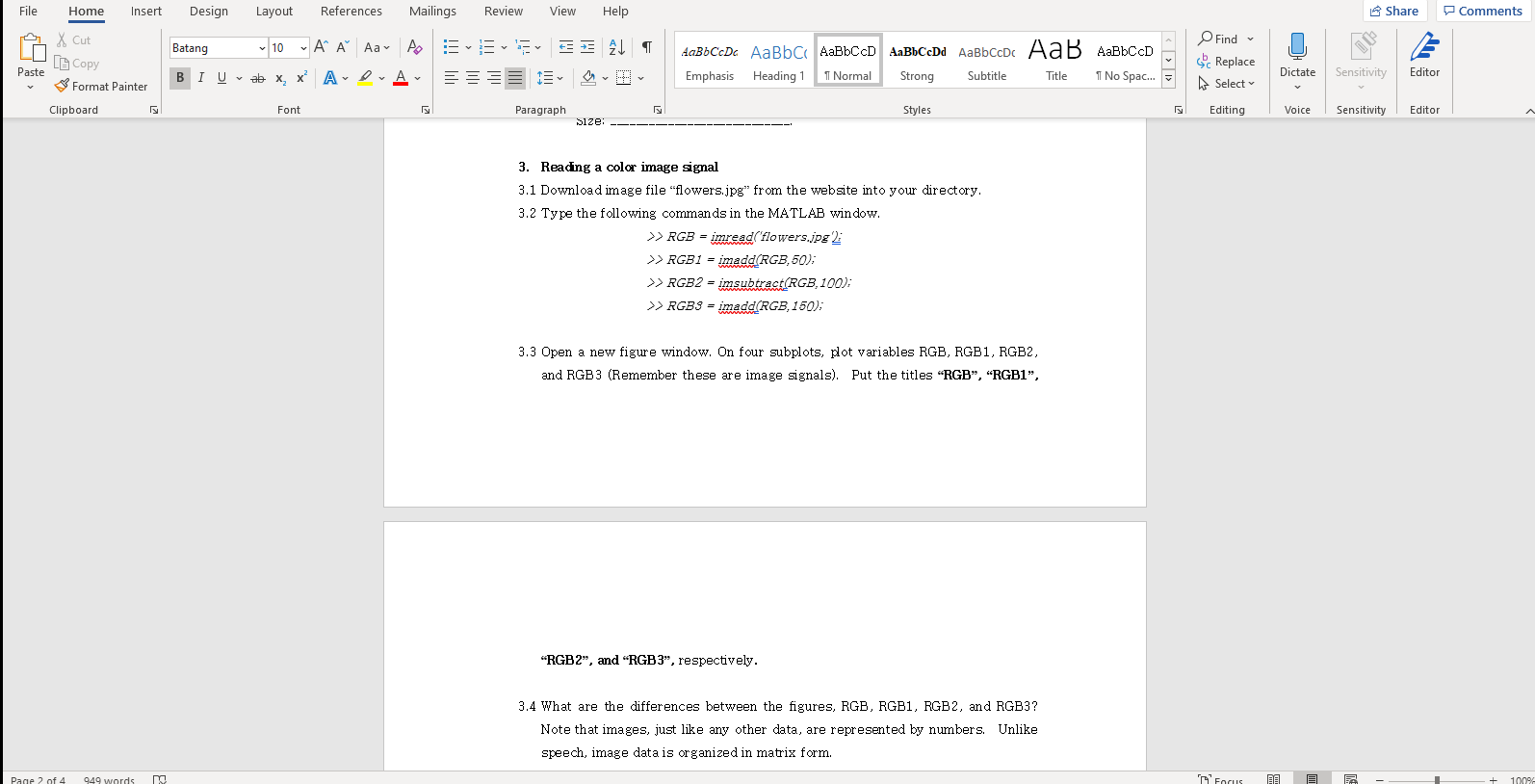 Solved File Home Insert Design Layout References Mailings | Chegg.com