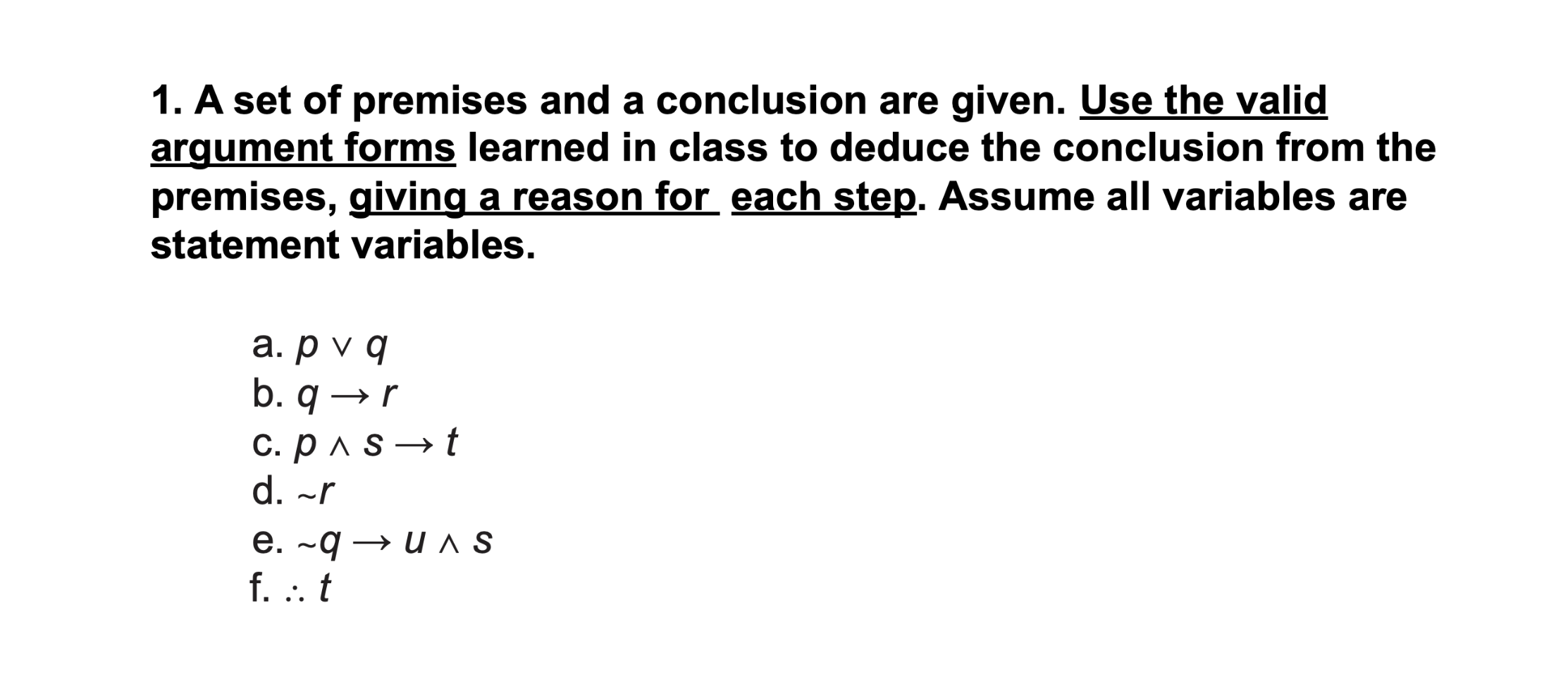 Solved DISCRETE STRUCTURES please help me answer this | Chegg.com