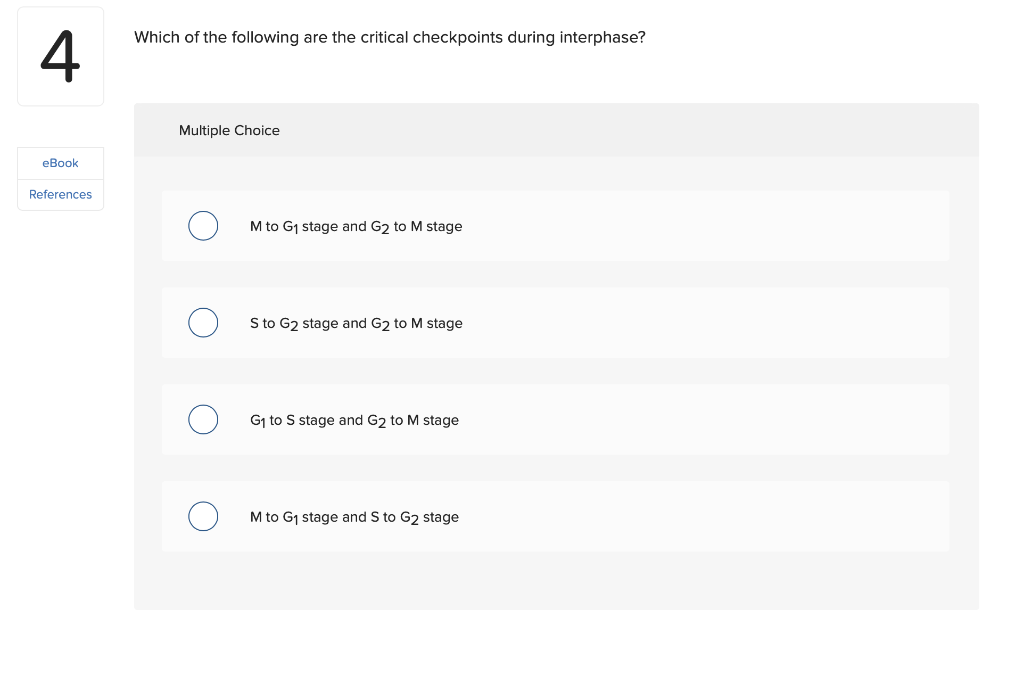 Solved Which of the following are the critical checkpoints | Chegg.com