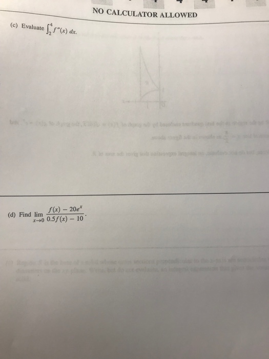 Solved NO CALCULATOR ALLOWED ftr) | 4 | 3.5 | 2 | 0.8 | ?.7 | Chegg.com