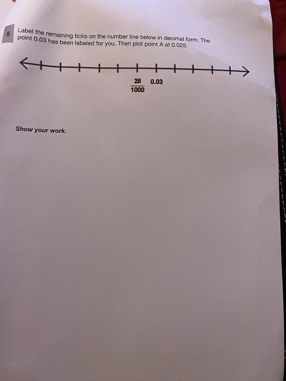Solved Label the remaining ticks on the number line below in | Chegg.com