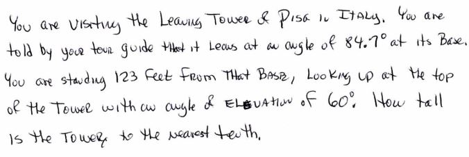 Solved You are visiting the Leaving Tower & Pisa in Italy. | Chegg.com