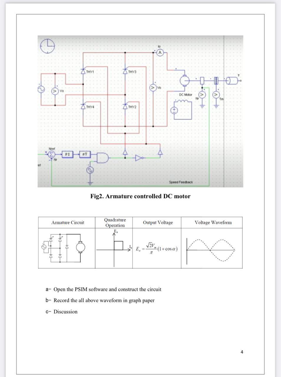 Solved LAB 1 : Speed control of separately excited DC motor | Chegg.com