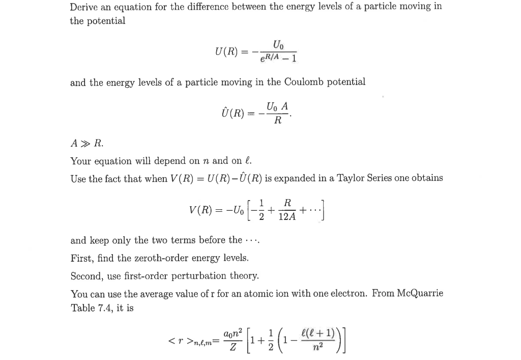 Derive an equation for the difference between the | Chegg.com