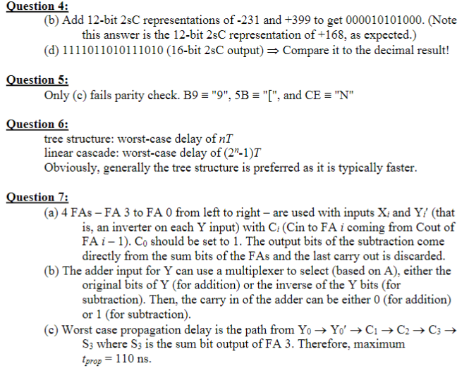 Solved Question 4: Consider the following arithmetic | Chegg.com