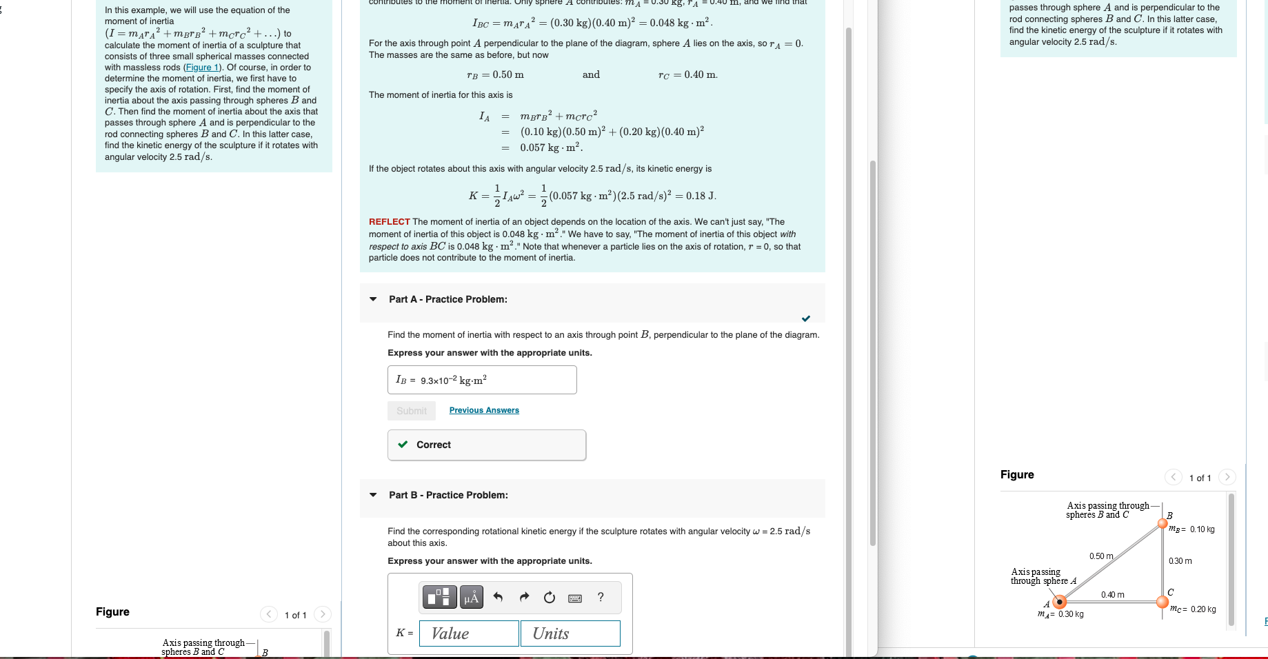 Solved passes through sphere A and is perpendicular to | Chegg.com