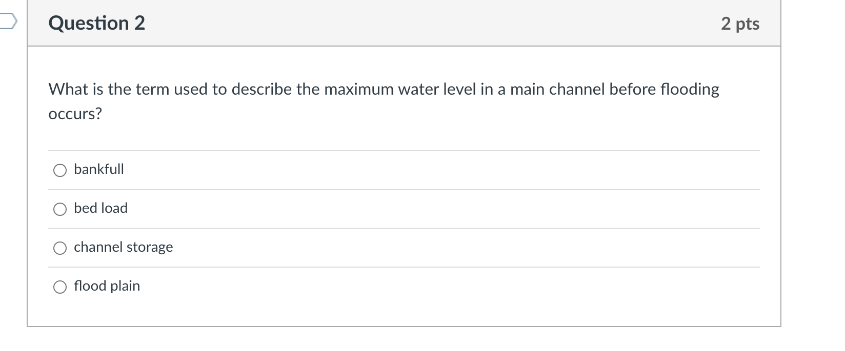 Solved What is the term used to describe the maximum water | Chegg.com
