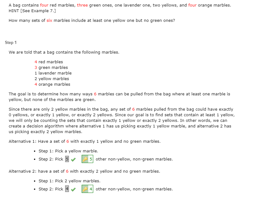 Solved A bag contains four red marbles, three green ones, | Chegg.com