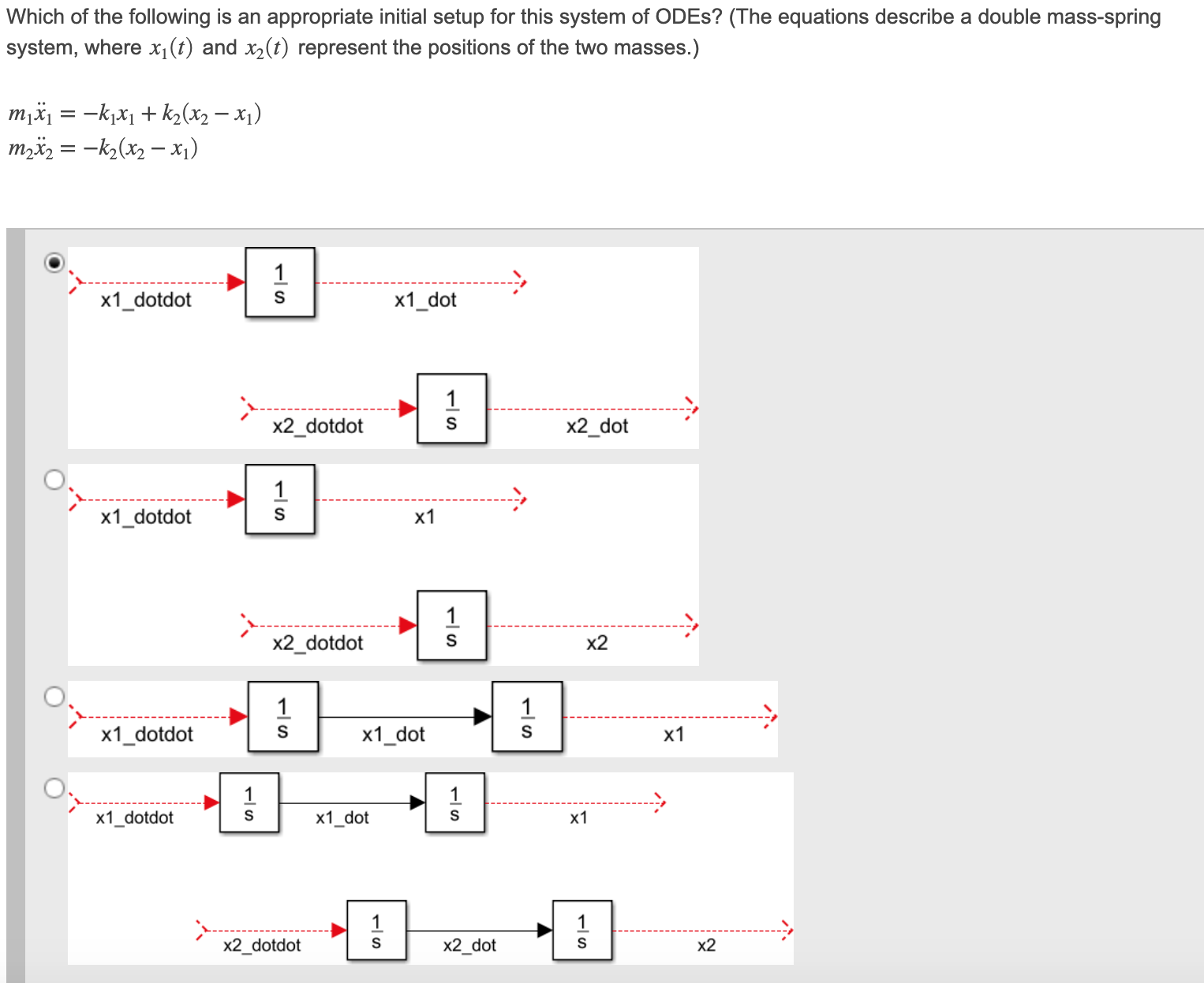 Solved Which Of The Following Is An Appropriate Initial 