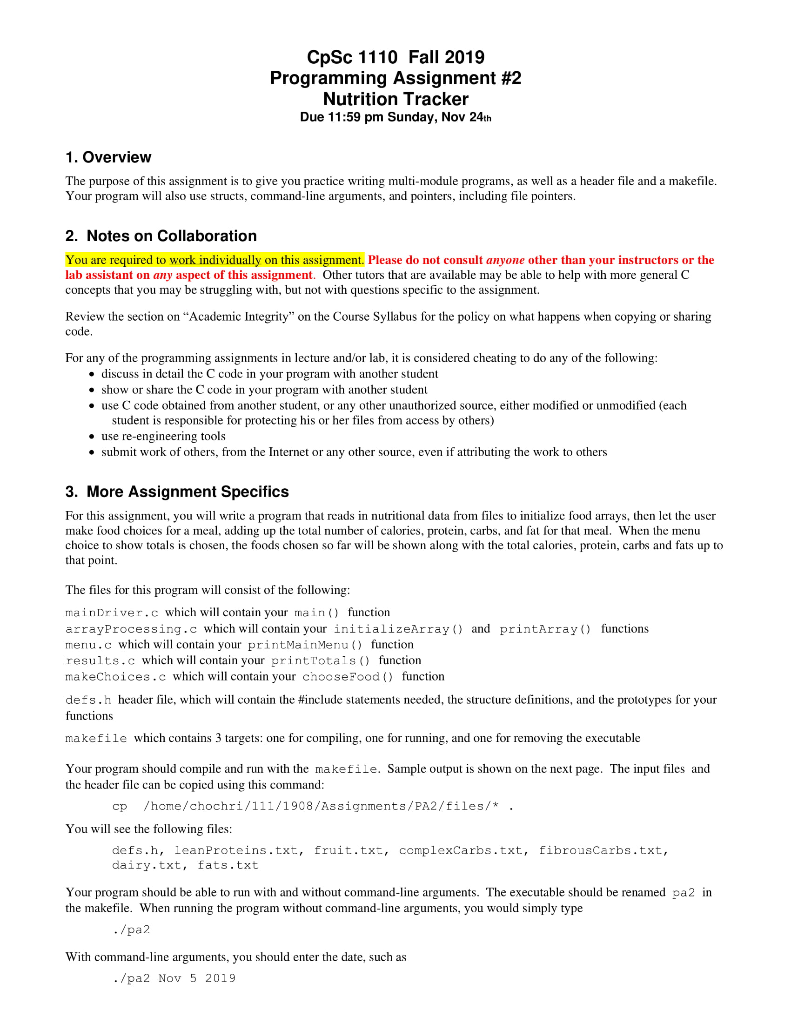 CpSc 1110 Fall 2019 Programming Assignment #2 | Chegg.com