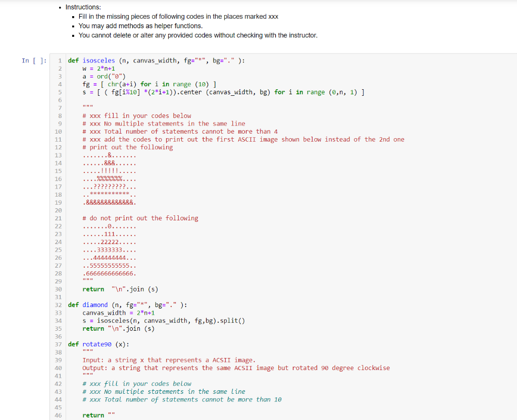 Solved • Given a string that represents the following ASCII | Chegg.com