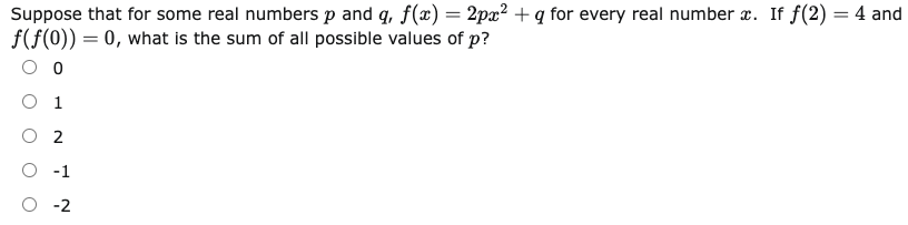 Solved Suppose that for some real numbers p and q, | Chegg.com