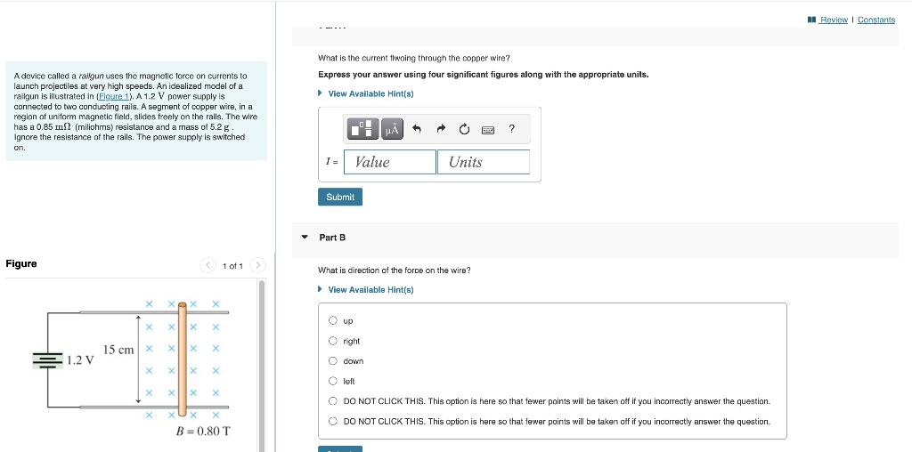 Solved What is the current flwoing through the copper wire? | Chegg.com