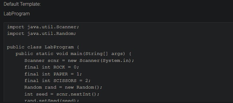 Solved Program Specifications Write a program to play an | Chegg.com