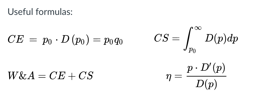 Solved Demand for a certain item is given by D (P) =48e-0.2p | Chegg.com