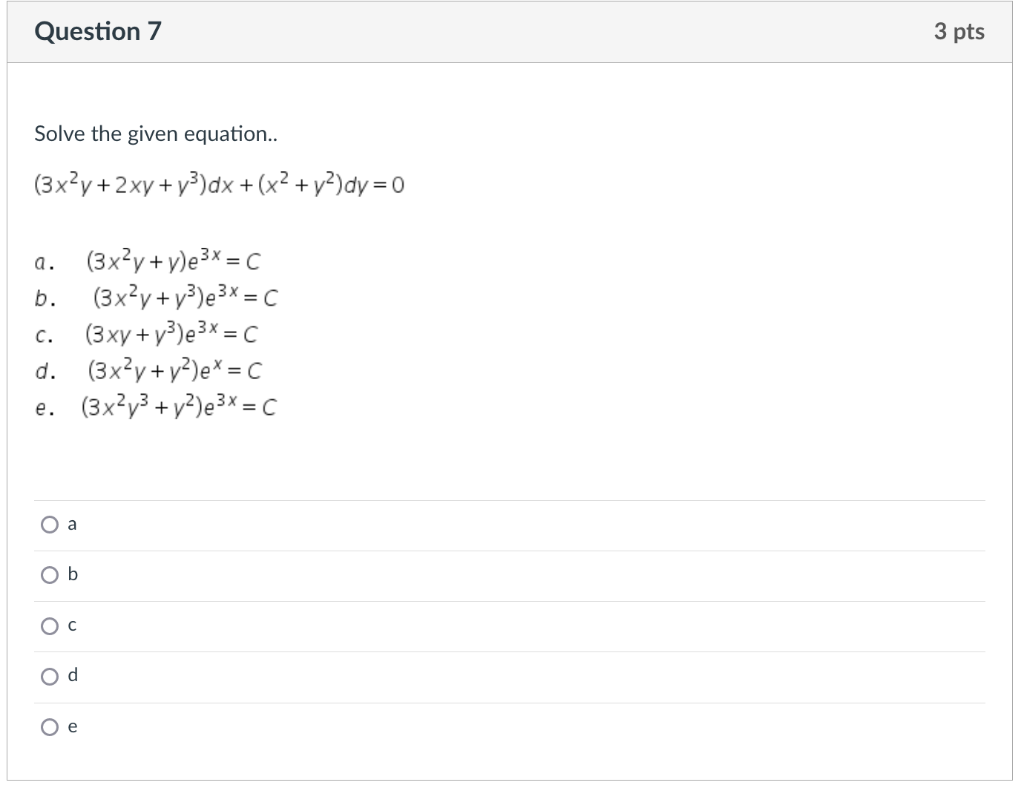 Solved Solve the given equation.. | Chegg.com