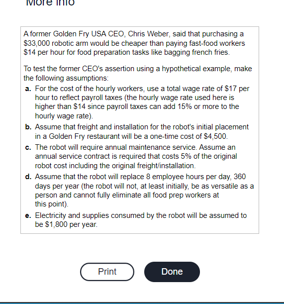 Solved A variety of robots have been featured at the | Chegg.com