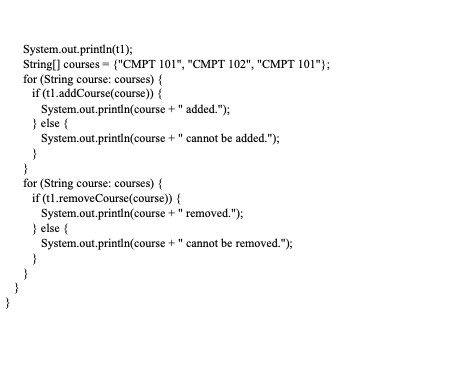 Solved Person -name: String -address: String | Chegg.com