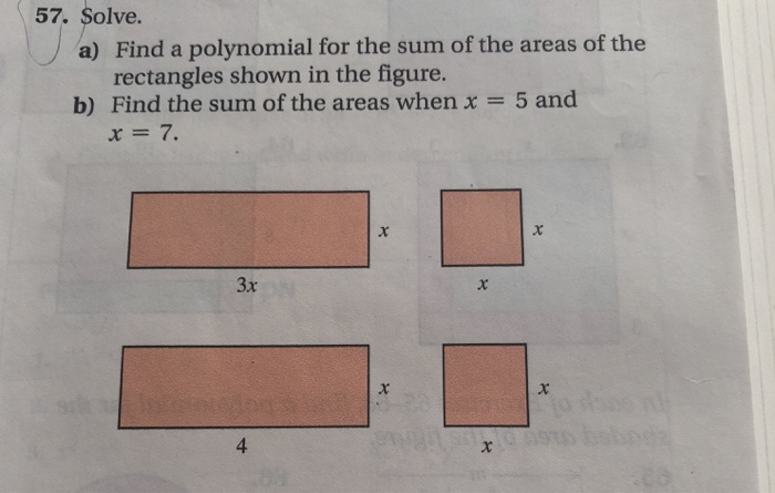 Solved 57. Solve a) Find a polynomial for the sum of the | Chegg.com