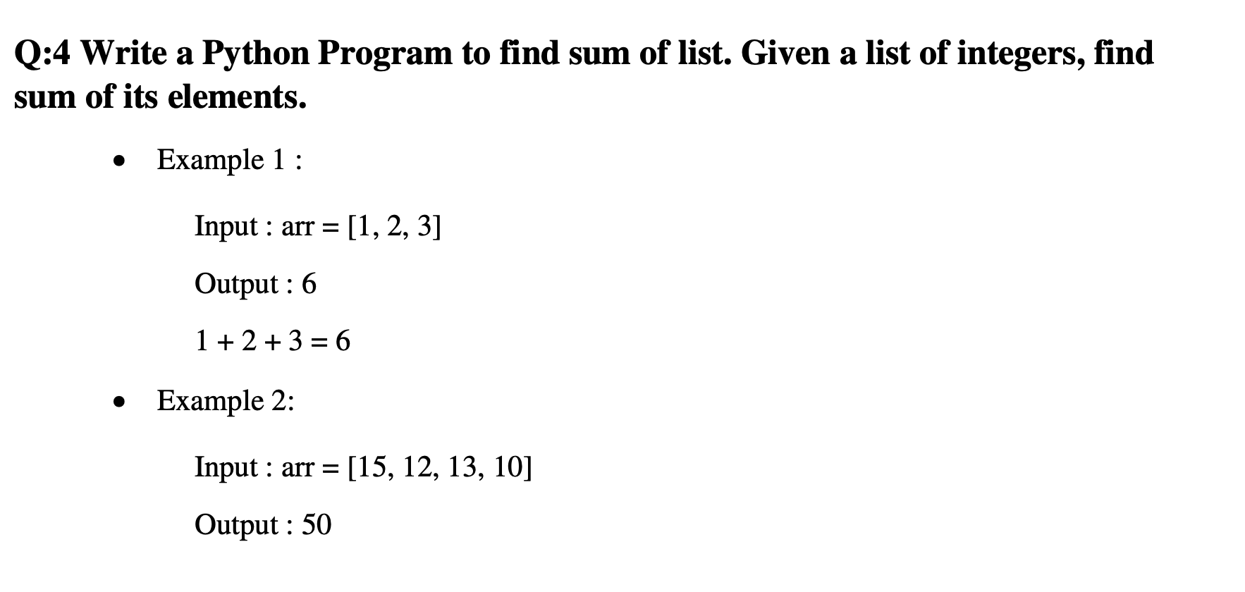 Solved Q 5 Python Multiply All Numbers In The List Given Chegg