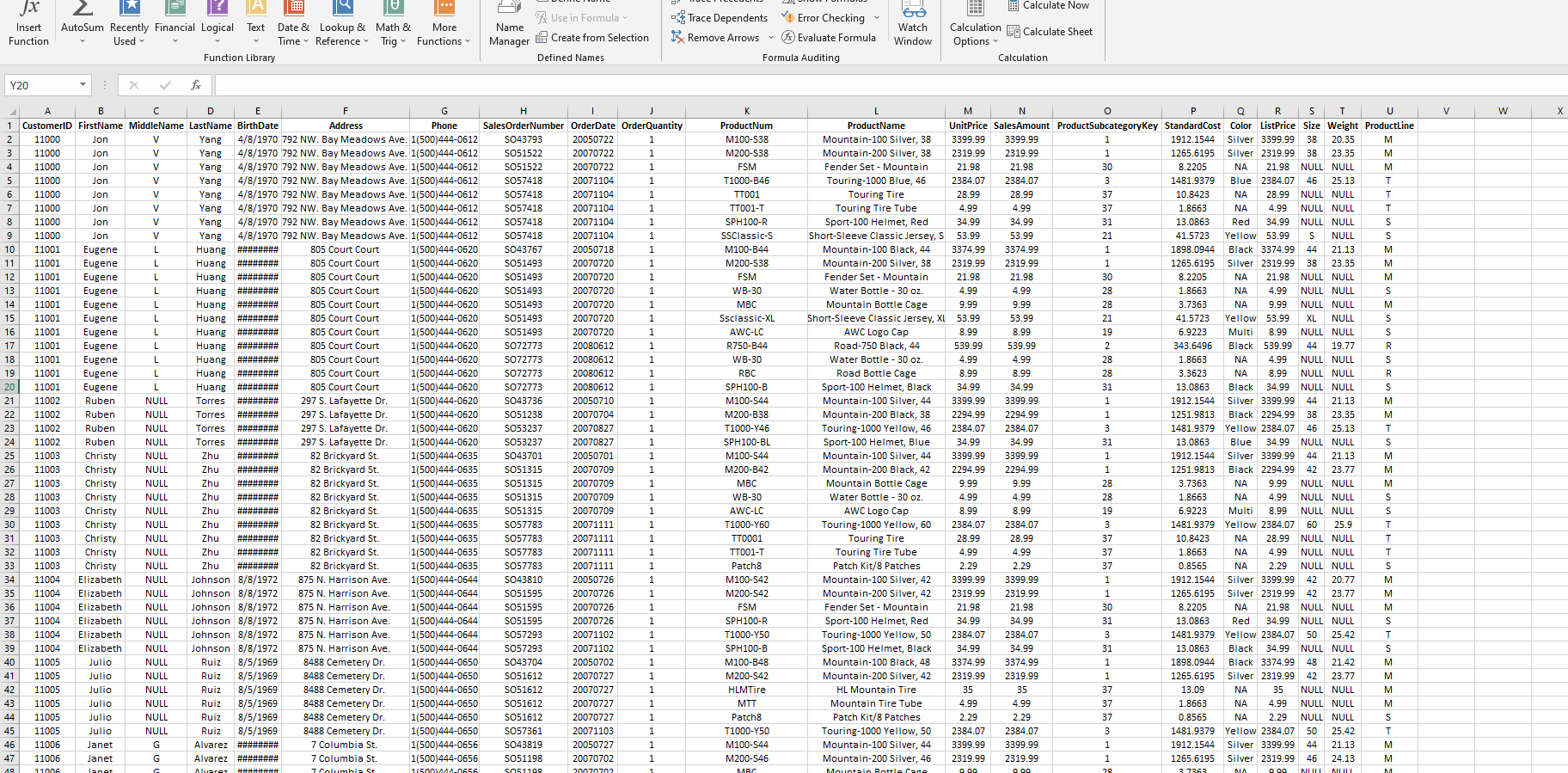 "Your Business" is a spreadsheet from a poorly | Chegg.com