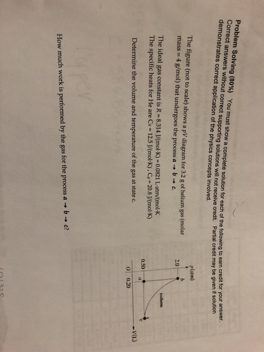 Solved Problem Solving (80%) You must show a complete | Chegg.com