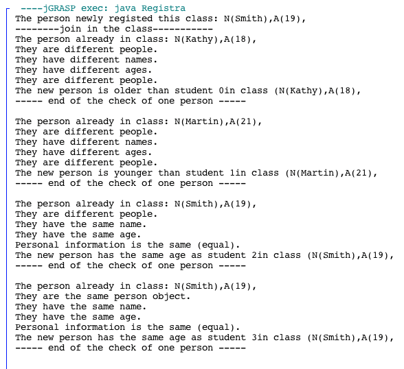 Solved Write a class Person with a constructor that accepts | Chegg.com
