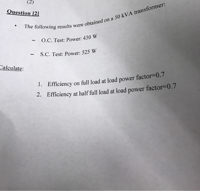 Solved Question 121 The following results The following | Chegg.com