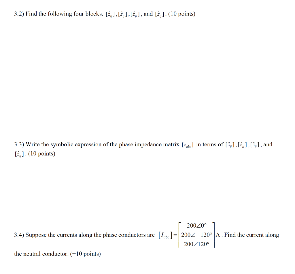 An overhead three-phase distribution line is | Chegg.com