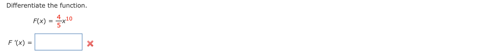 Solved Differentiate the function. g(t)=2t−1/4Differentiate | Chegg.com