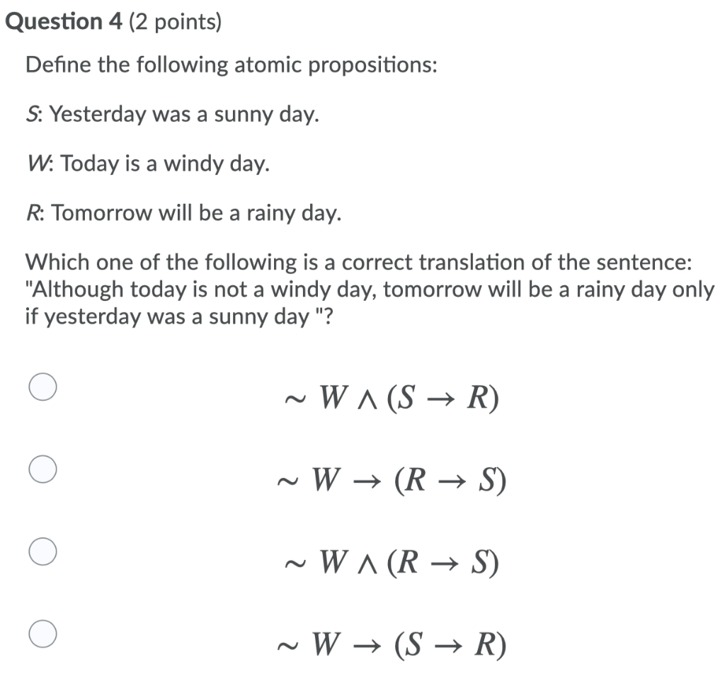 Solved Define The Following Predicates Ix X Is An 