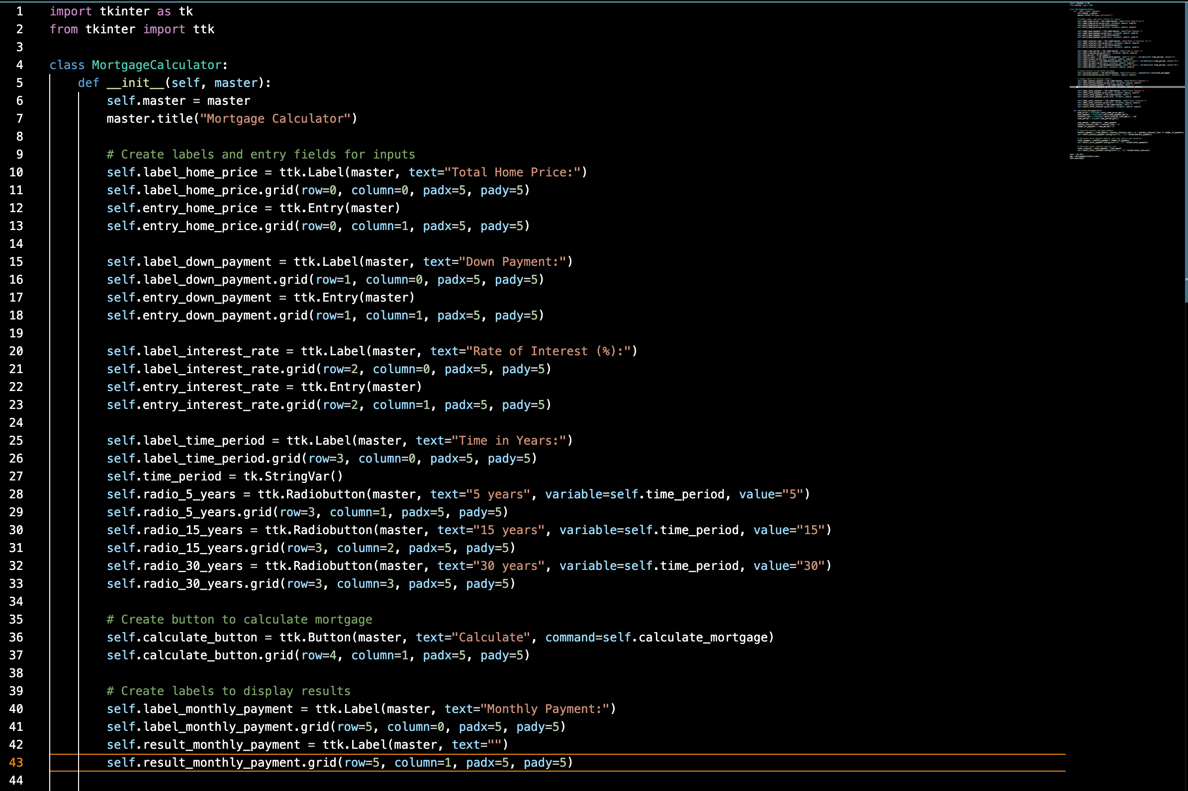Solved Use TKinter to build a GUI application that serves as | Chegg.com