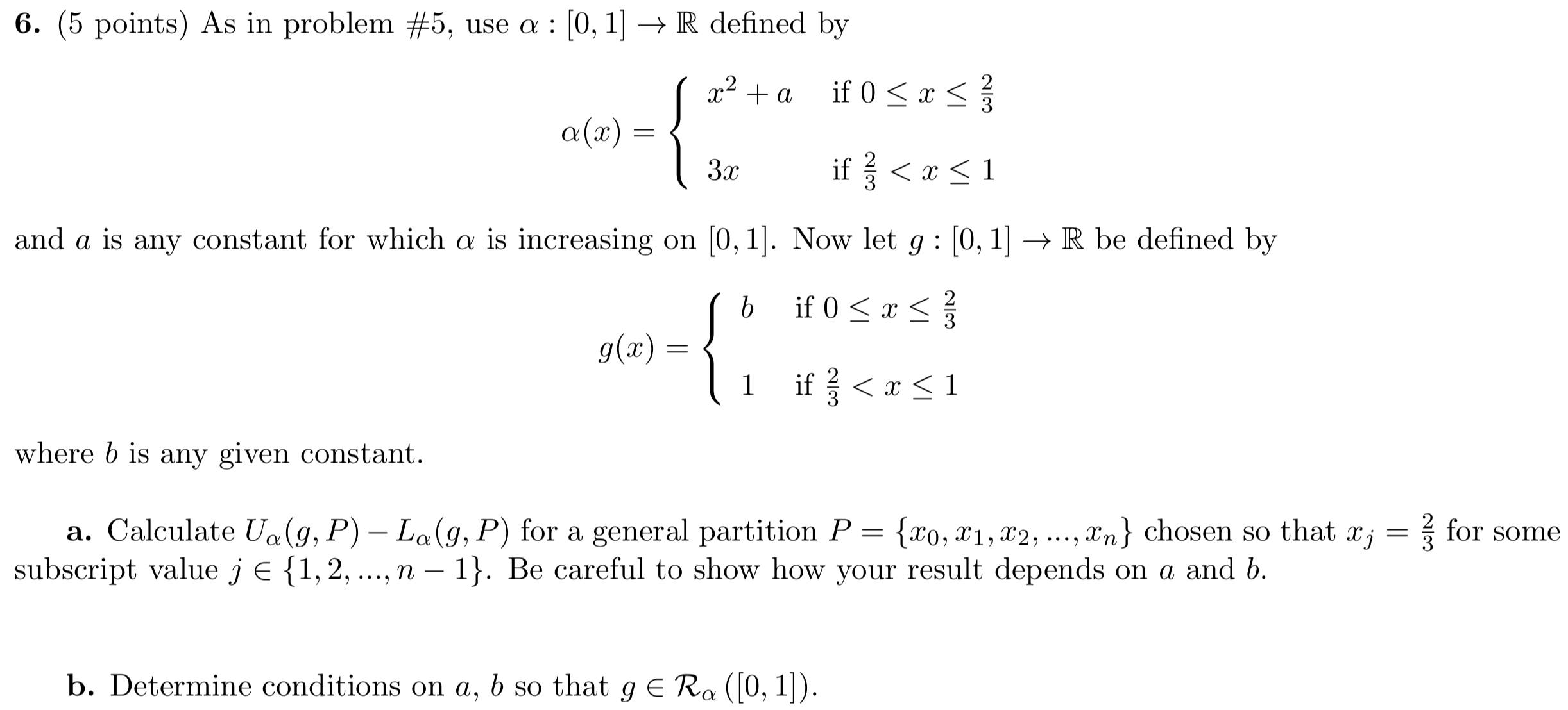 Solved 6 5 Points As In Problem 5 Use α 01 →r Defined 