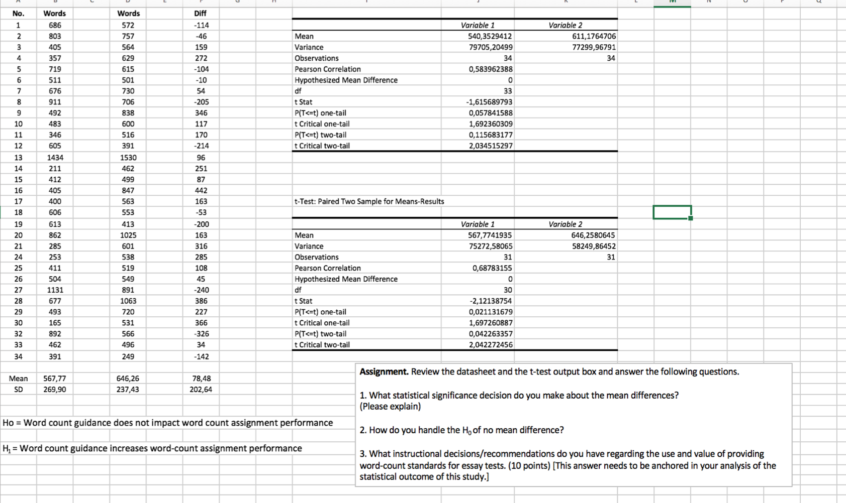 Solved Please explain the 3 questions based on the results. | Chegg.com